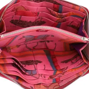 Hermès Azap Zip Around Wallet Silk'in Epsom Long