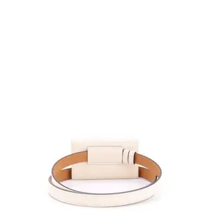 Hermès Kelly Pocket Belt Leather Thin - White