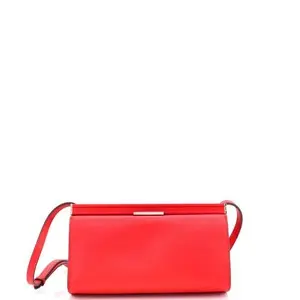 Hermès Clic-h Shoulder Bag Evercolor 21 - Red