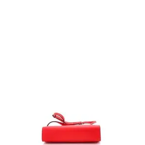 Hermès Clic-h Shoulder Bag Evercolor 21 - Red
