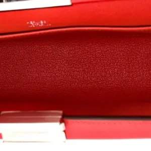Hermès Clic-h Shoulder Bag Evercolor 21 - Red