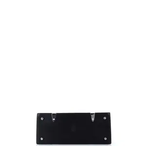 Goyard Saigon Top Handle Bag Coated Canvas With Leather Pm - Black