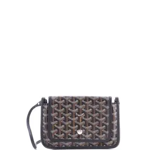 Goyard Plumet Clutch Wallet Coated Canvas - Black