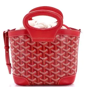 Goyard Beluga Bag Coated Canvas Mini - Red
