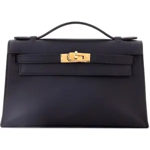 Hermès Kelly Pochette Swift - Noir