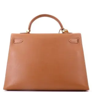 Hermès Kelly Handbag Brown Courchevel With Hardware 35
