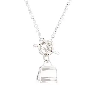 Hermès Kelly Amulette Pendant Necklace Sterling - Metallic Silver