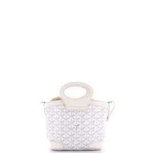 Goyard Beluga Bag Coated Canvas Mini - White