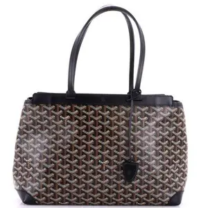 Goyard Bellechasse Bag Coated Canvas Pm - Black