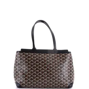 Goyard Bellechasse Bag Coated Canvas Pm - Black