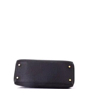 Hermès Kelly Handbag Togo With Gold Hardware 28 - Black