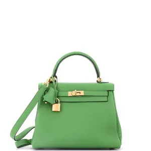 Hermès Kelly Handbag Togo With Gold Hardware 25 At Nordstrom Green