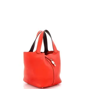Hermès Picotin Lock Bag Clemence Mm - Orange