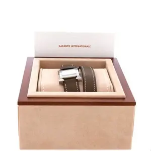 Hermès Heure H Double Tour Quartz Watch Stainless Steel And Leather 21