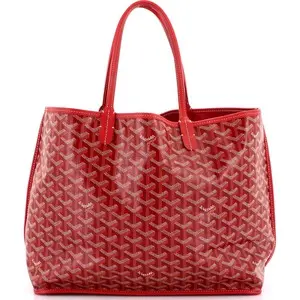 Goyard Anjou Reversible Tote Coated Canvas Pm - Red