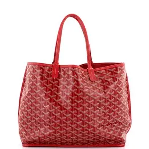 Goyard Anjou Reversible Tote Coated Canvas Pm - Red