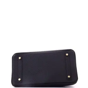 Hermès Birkin Handbag Togo With Gold Hardware 30 - Black
