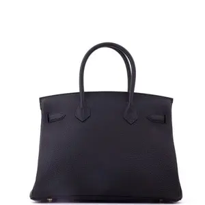 Hermès Birkin Handbag Black Togo With Gold Hardware 30 - Noir