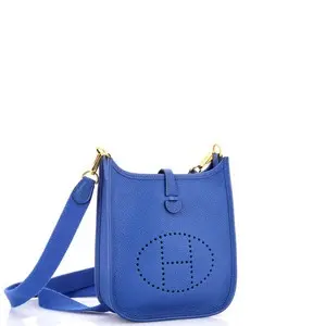 Hermès Evelyne Bag Gen Iii Maurice Tpm - Blue