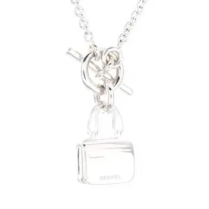 Hermès Amulettes Constance Pendant Nm Necklace Sterling