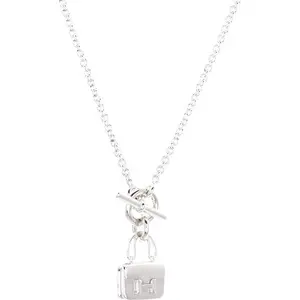 Hermès Amulettes Constance Pendant Nm Necklace Sterling - Silver