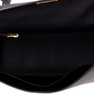 Hermès Kelly Handbag Epsom With Gold Hardware 28 - Black