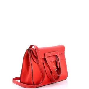 Hermès Halzan Bag Clemence 31 - Red