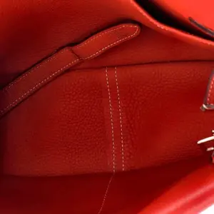 Hermès Halzan Bag Clemence 31 - Red