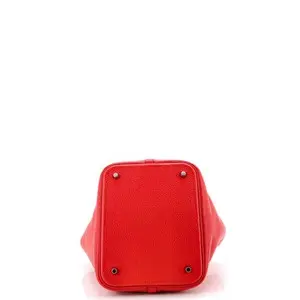 Hermès Picotin Lock Bag Clemence Mm - Red