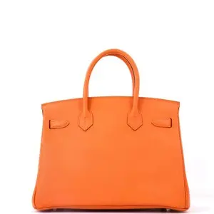 Hermès Birkin Handbag Orange Epsom With Palladium Hardware 30 - Orange H