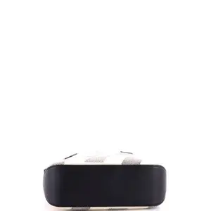 Hermès Cabas H En Biais Tote Canvas With Leather 27 - Black