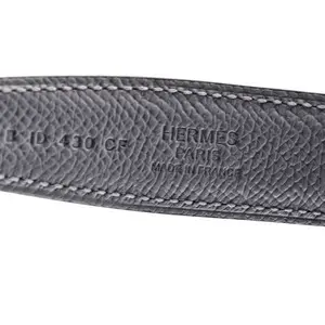 Hermès Cor Baroque Reversible Belt Leather Thin