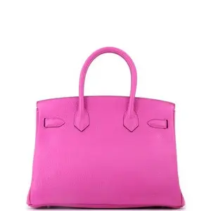 Hermès Birkin Handbag Clemence With Palladium Hardware 30
