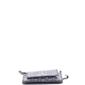 Goyard Plumet Clutch Wallet Coated Canvas - Grey