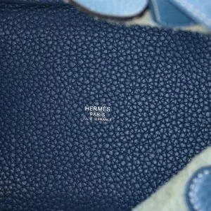 Hermès Picotin Bag Clemence Pm - Blue
