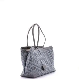 Goyard Bellechasse Bag Coated Canvas Pm - Grey
