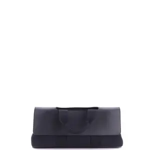 Hermès Valparaiso East West Bag Toile And Leather Pm - Noir