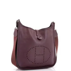 Hermès Evelyne Bag Gen Ii Epsom Pm - Red