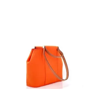 Hermès Cabag Handbag Toile And Leather 32
