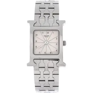 Hermès Heure H Quartz Watch Stainless Steel 21 - Silver