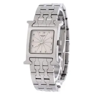 Hermès Heure H Quartz Watch Stainless Steel 21