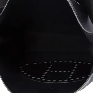 Hermès Evelyne Bag Gen I Toile And Leather Gm - Black