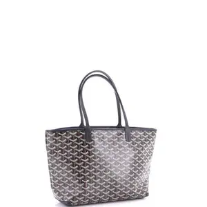 Goyard Artois Tote Coated Canvas Pm - Black
