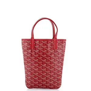 Goyard Poitiers Tote Coated Canvas Mini - Red