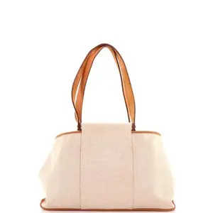 Hermès Cabag Elan Toile And Leather 39