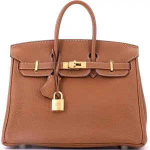 Hermès Birkin Handbag Brown Togo With Hardware 25 - Gold