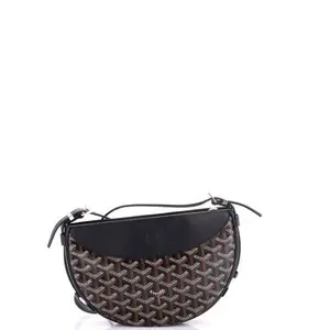 Goyard Hirondelle Shoulder Bag Coated Canvas And Leather