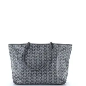 Goyard Artois Tote Coated Canvas Mm - Grey