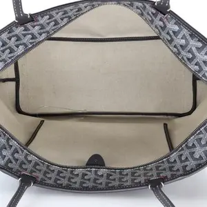 Goyard Artois Tote Coated Canvas Mm - Grey