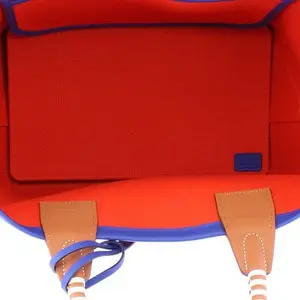 Hermès Sac Steeple Tote Toile With Leather 25